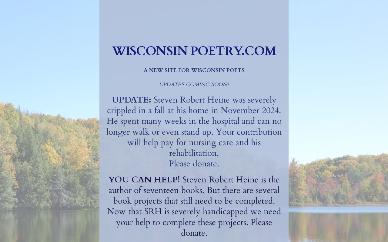 Wisconsin Poetry dot com.